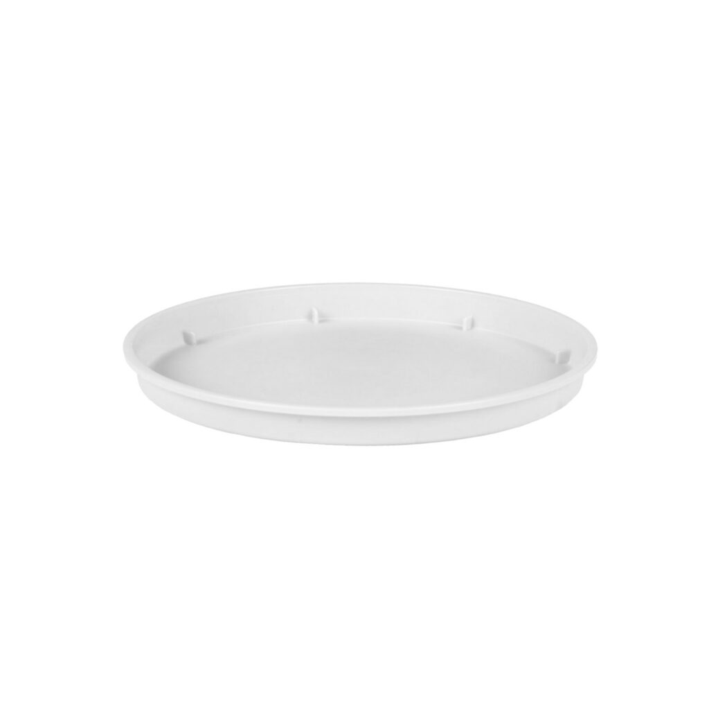 Linea plate round white - Garden For All